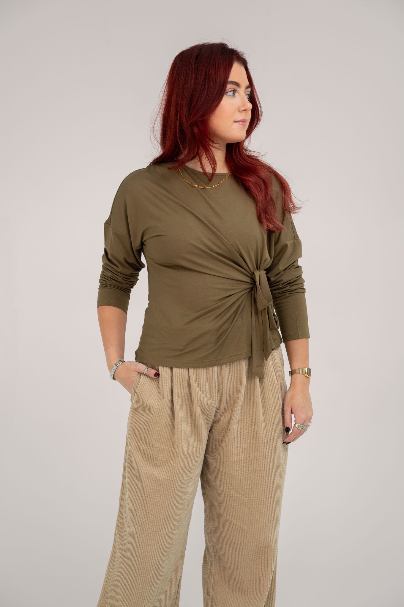 FOX Modal Top - Olive | Sustainable Fashion by Komodo