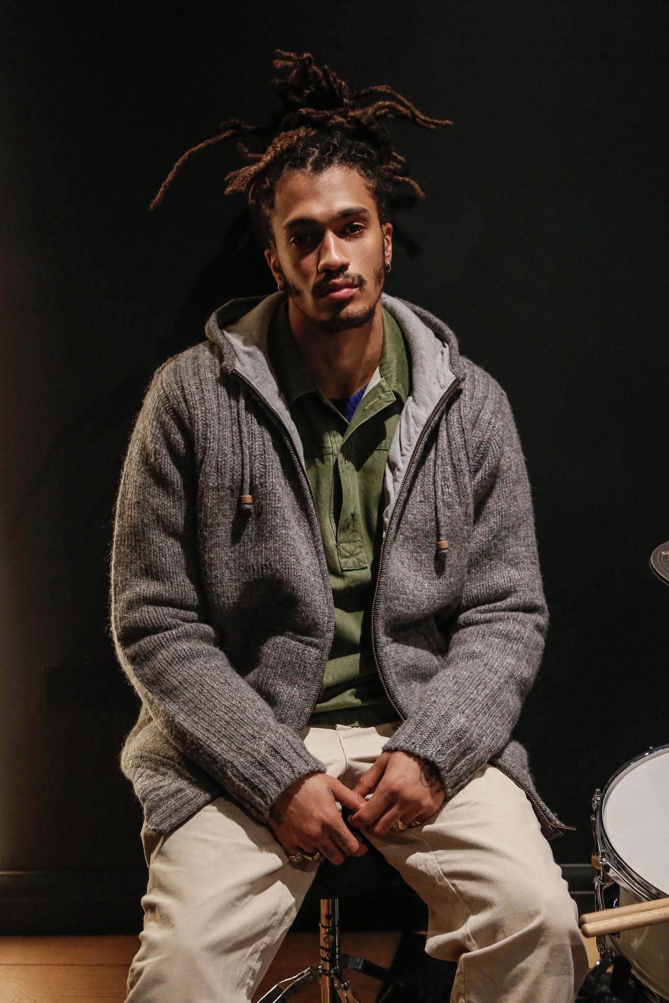 EMU JACKET | Grey Organic Cotton Men's Jacket | Komodo Fashion